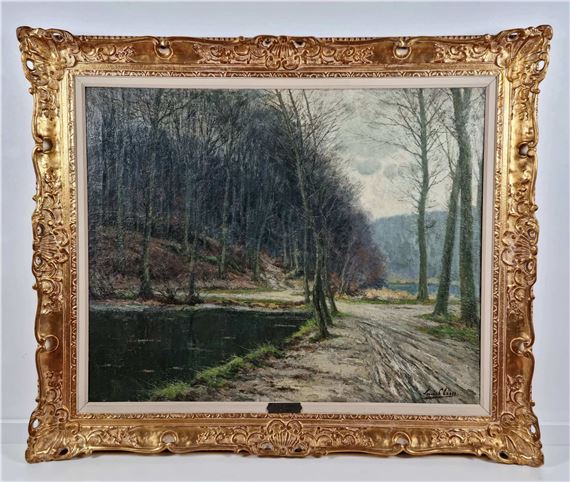Louis Liévin Théophile Clesse | Rouge-Cloître in winter | MutualArt