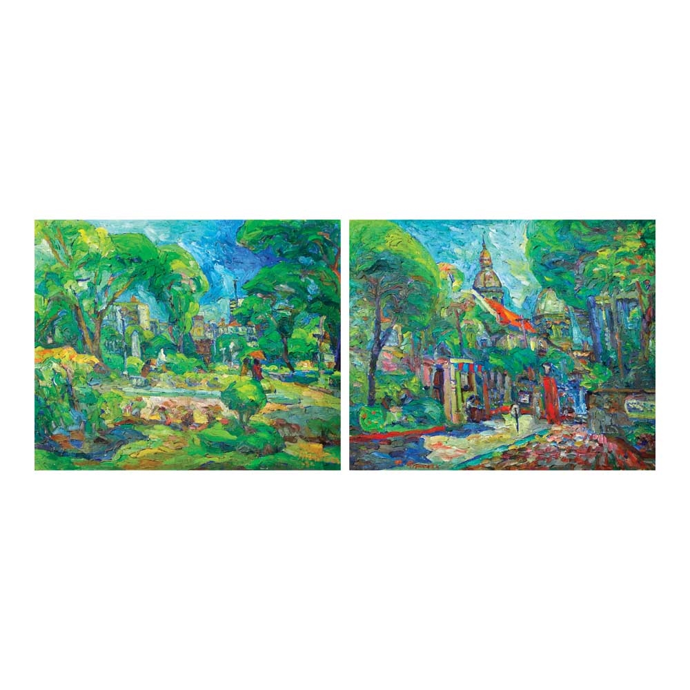 Teofilo Mendoza | a) Landscapeb) Church | MutualArt