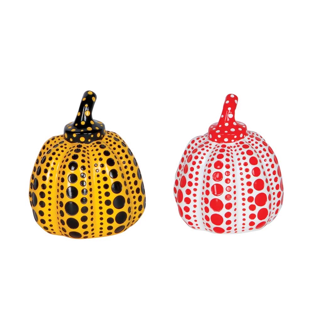 Yayoi Kusama | Two Yayoi Kusama Pumpkins | MutualArt