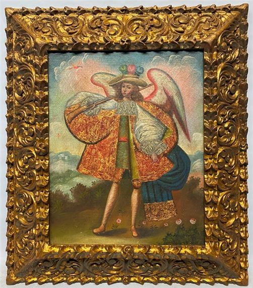 Cuzco School | Arcángel arcabucero | MutualArt