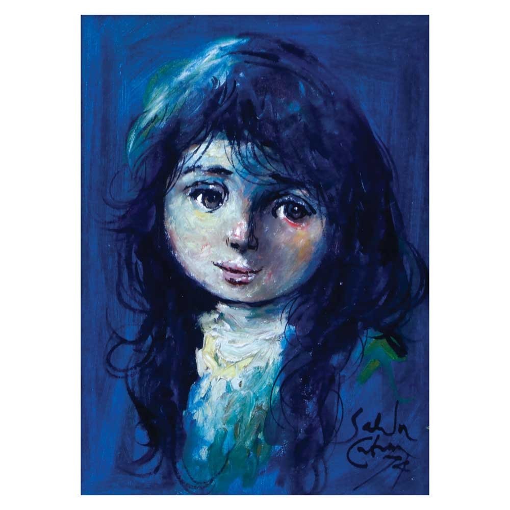 Salvador Cabrera | Portrait of a Girl (1974) | MutualArt