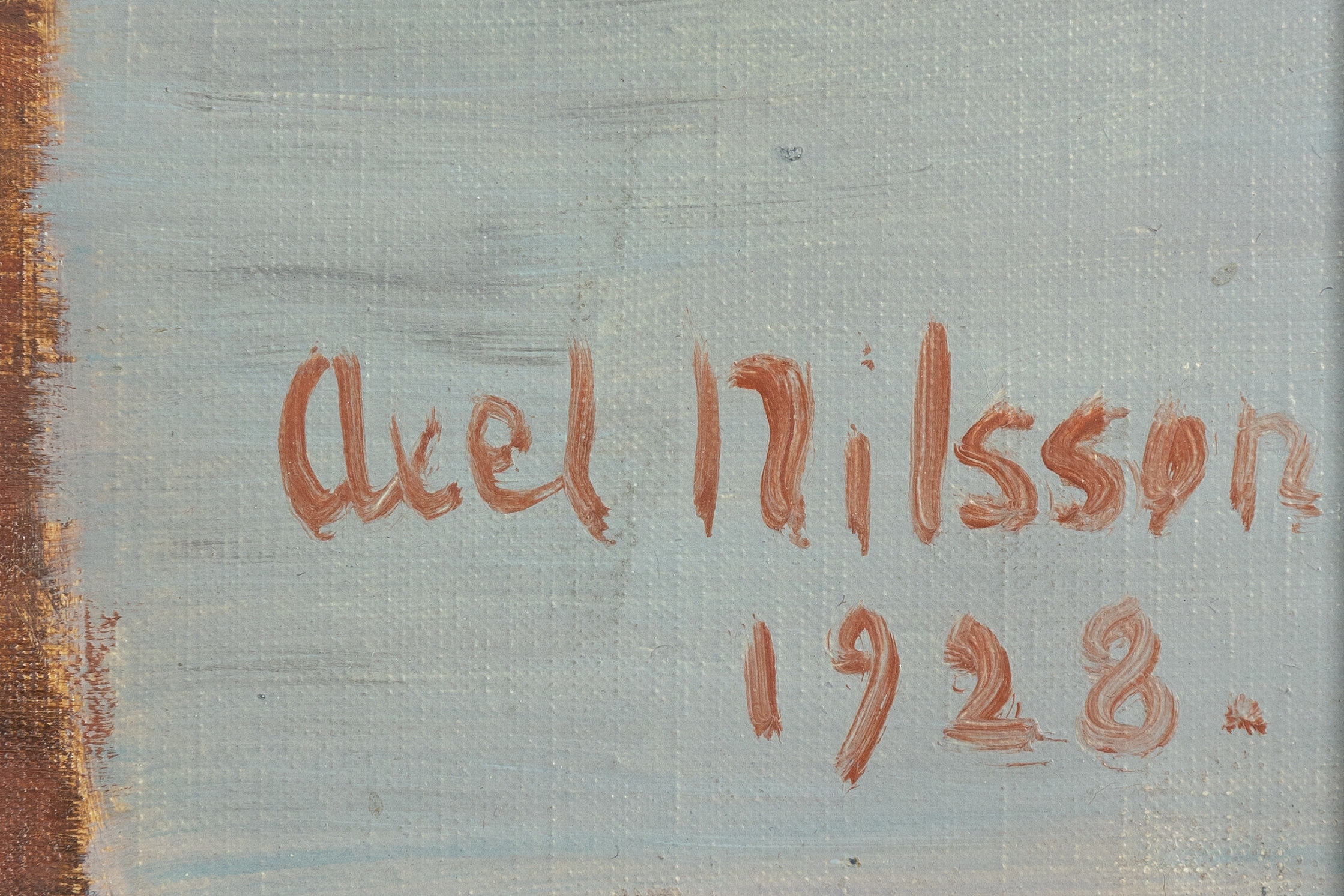 Axel Nilsson | Still life with flowers (1928) | MutualArt