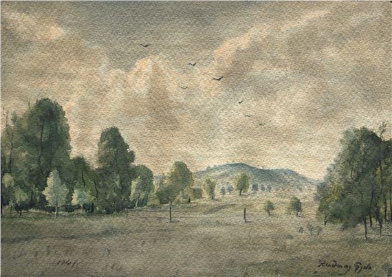 Gyula Rudnay | Bábonyi táj (1941) | MutualArt