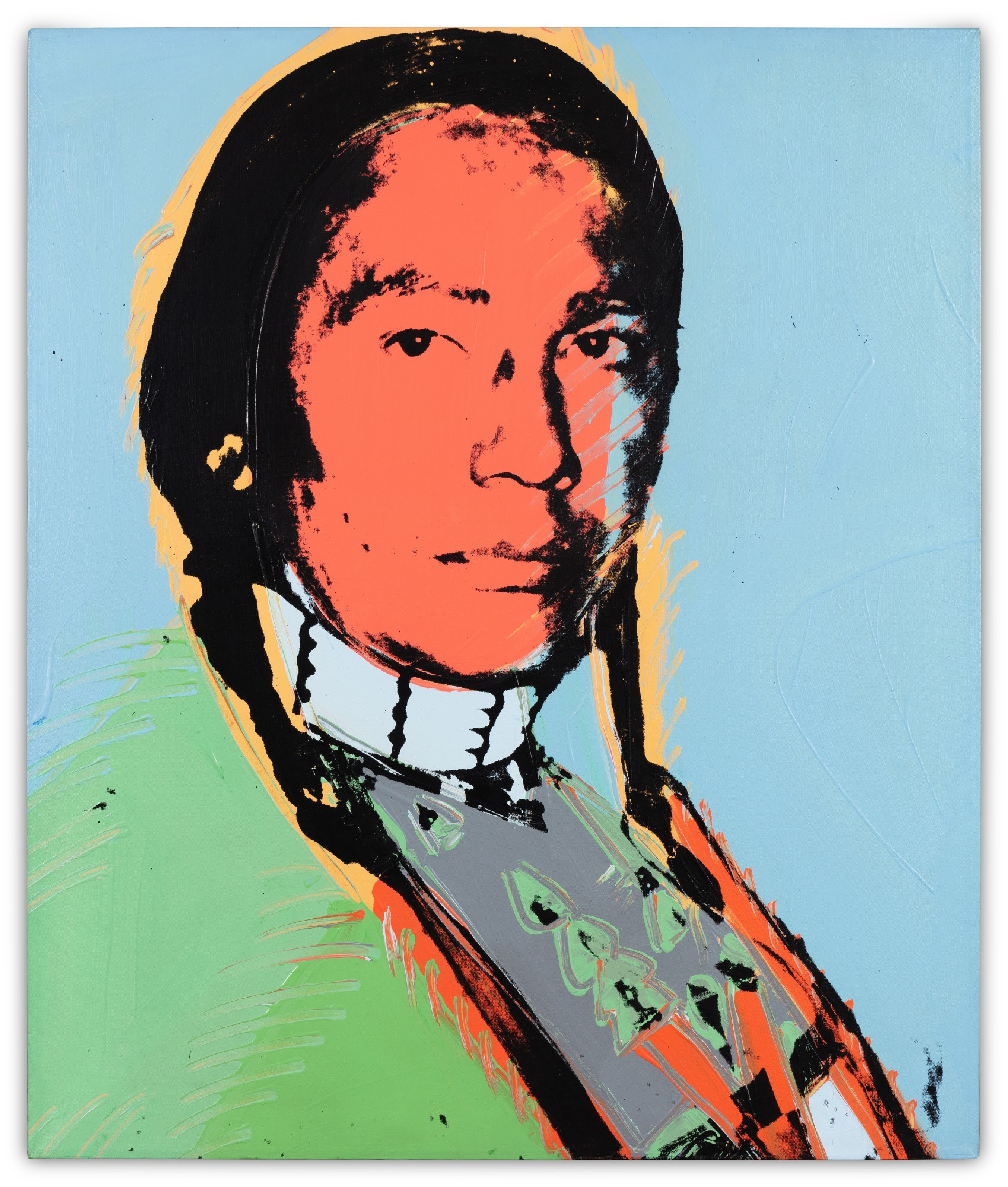 Andy Warhol | THE AMERICAN INDIAN (RUSSELL MEANS) (1977) | MutualArt