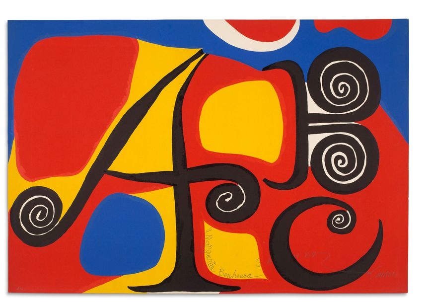 Alexander Calder | Lettres (1974) | MutualArt