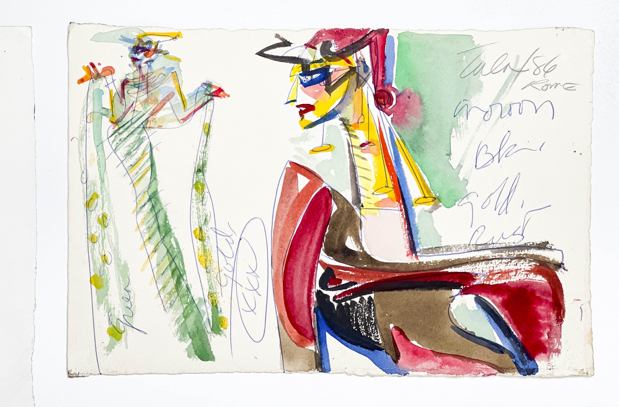 Joe Eula | Fashion Drawings for Complice and Lancetti | MutualArt
