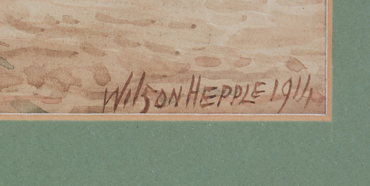 Wilson Hepple | Ploughing Scene | MutualArt