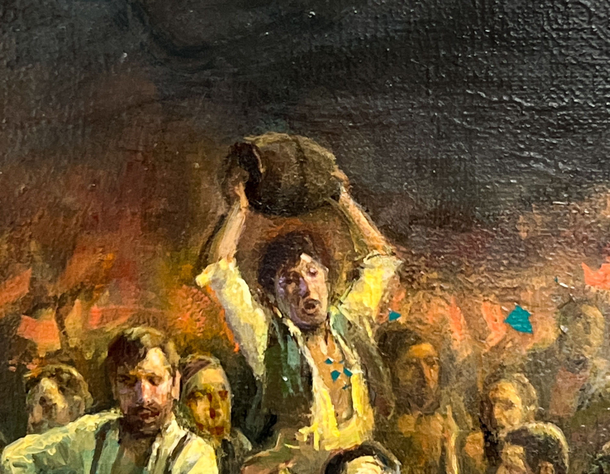 Lajos Markos | Study for Siege of the Alamo (1975) | MutualArt