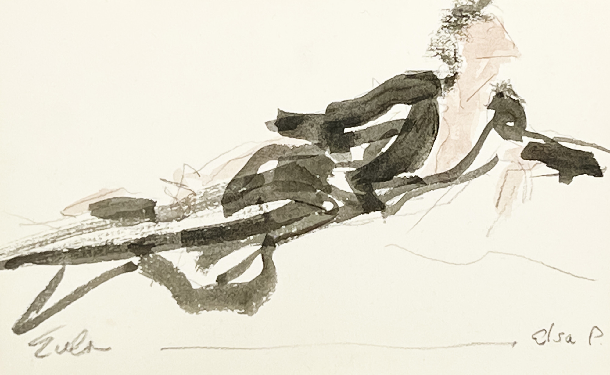 Joe Eula | Portrait of Elsa Peretti | MutualArt