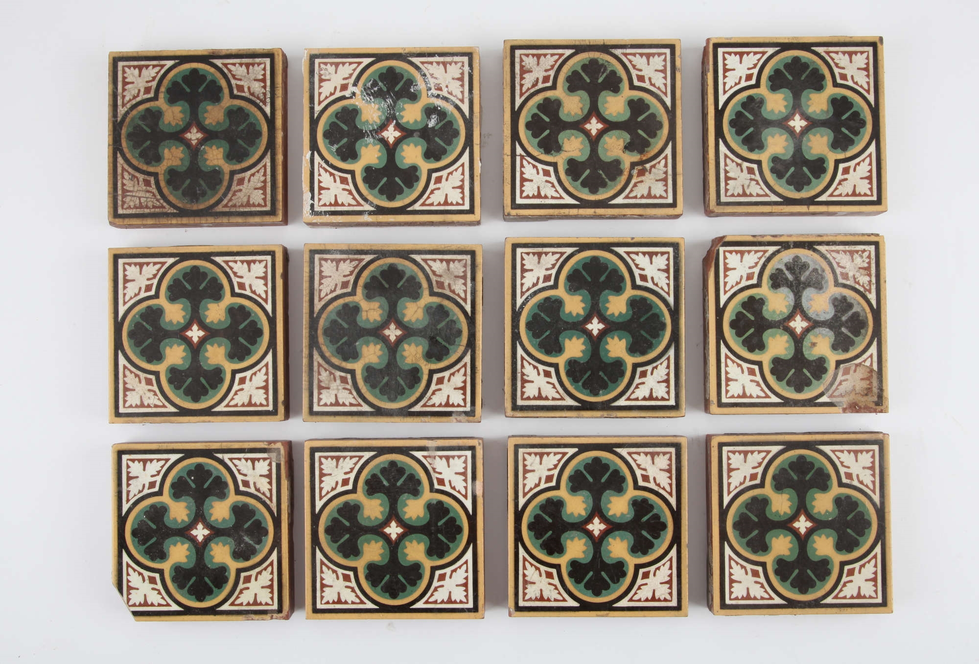 Edward William Godwin | a set of twelve architectural terracotta tiles ...