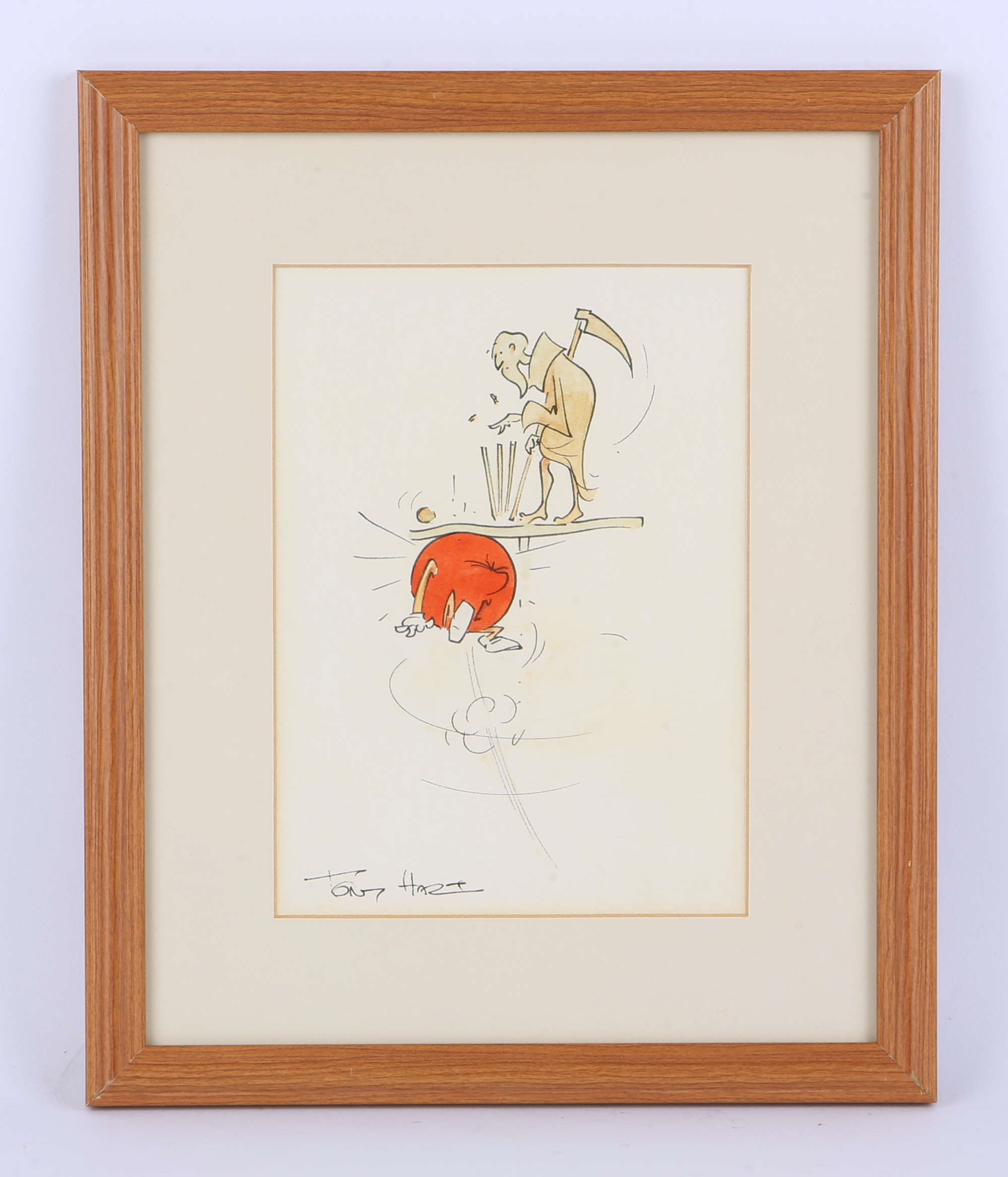 Tony Hart | cartoon illustration for Billy Bouncer | MutualArt