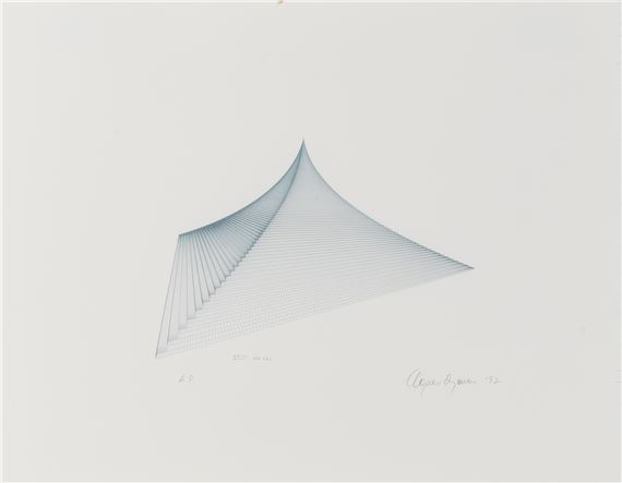 Agnes Denes | PROBABILITY PYRAMID (1992) | MutualArt
