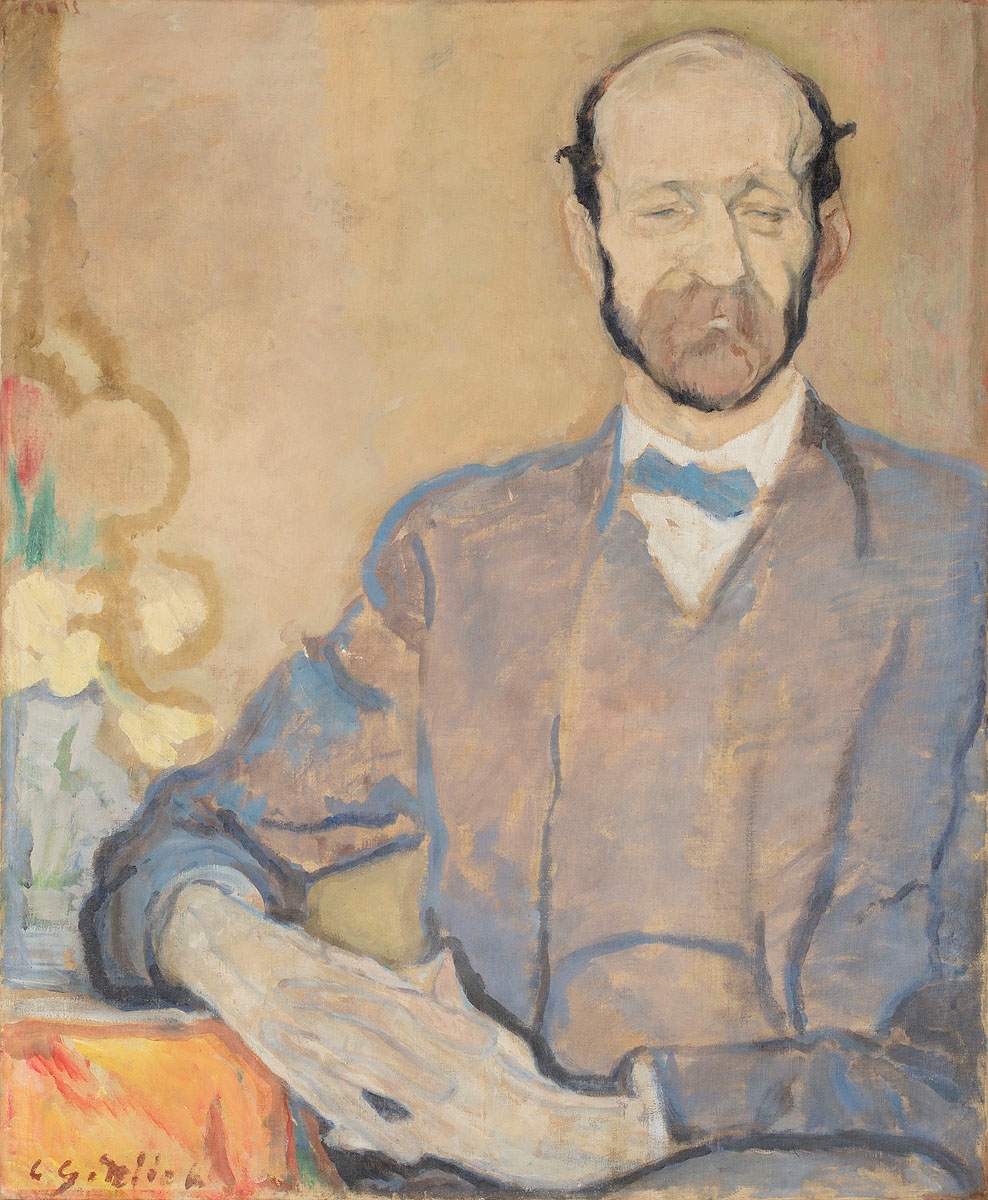 Leopold Gottlieb | PORTRET PROFESORA GEORGES'A BOHNA (1910 - 1911 ...