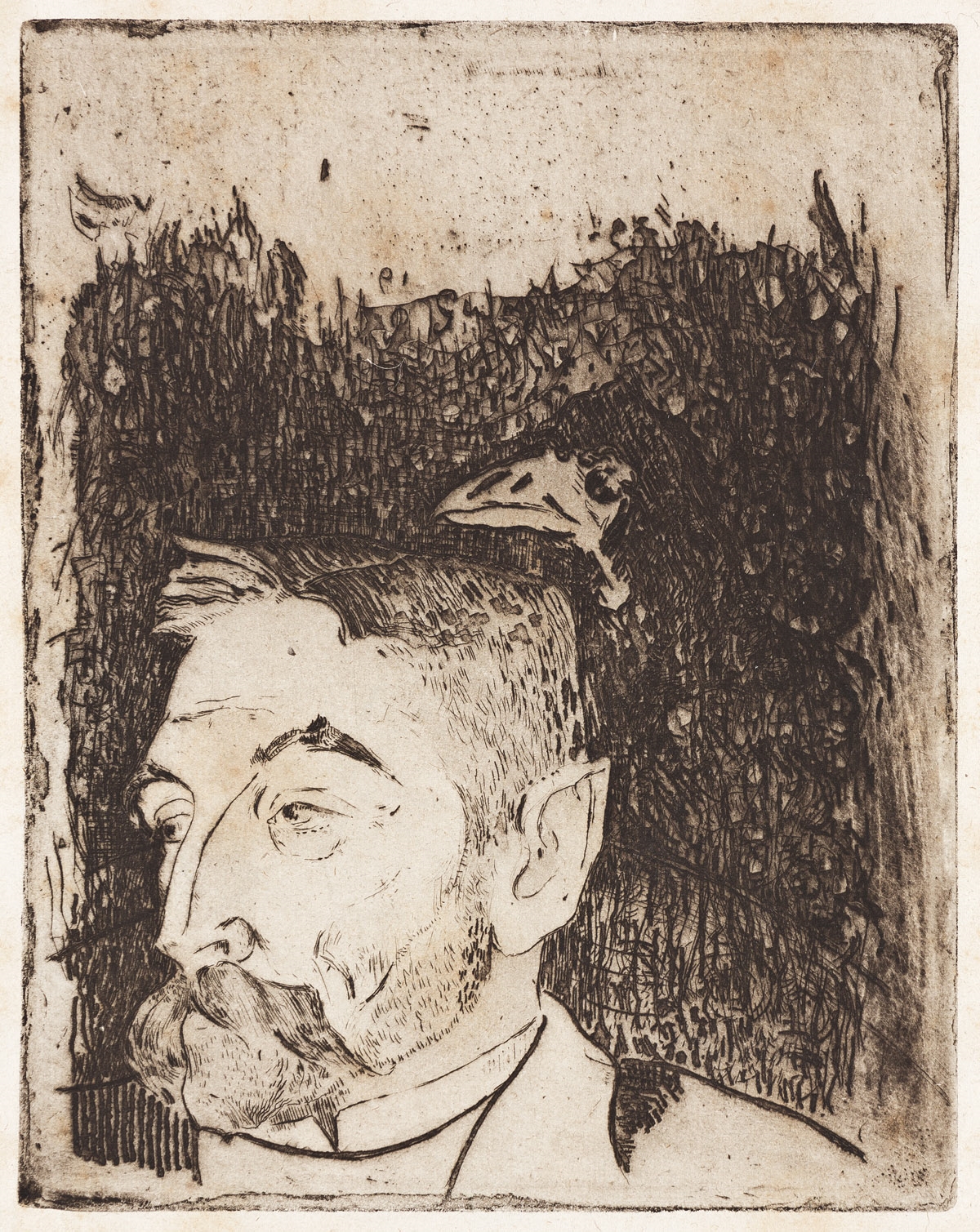 Paul Gauguin | Portrait de Stéphane Mallarmé (1891) | MutualArt