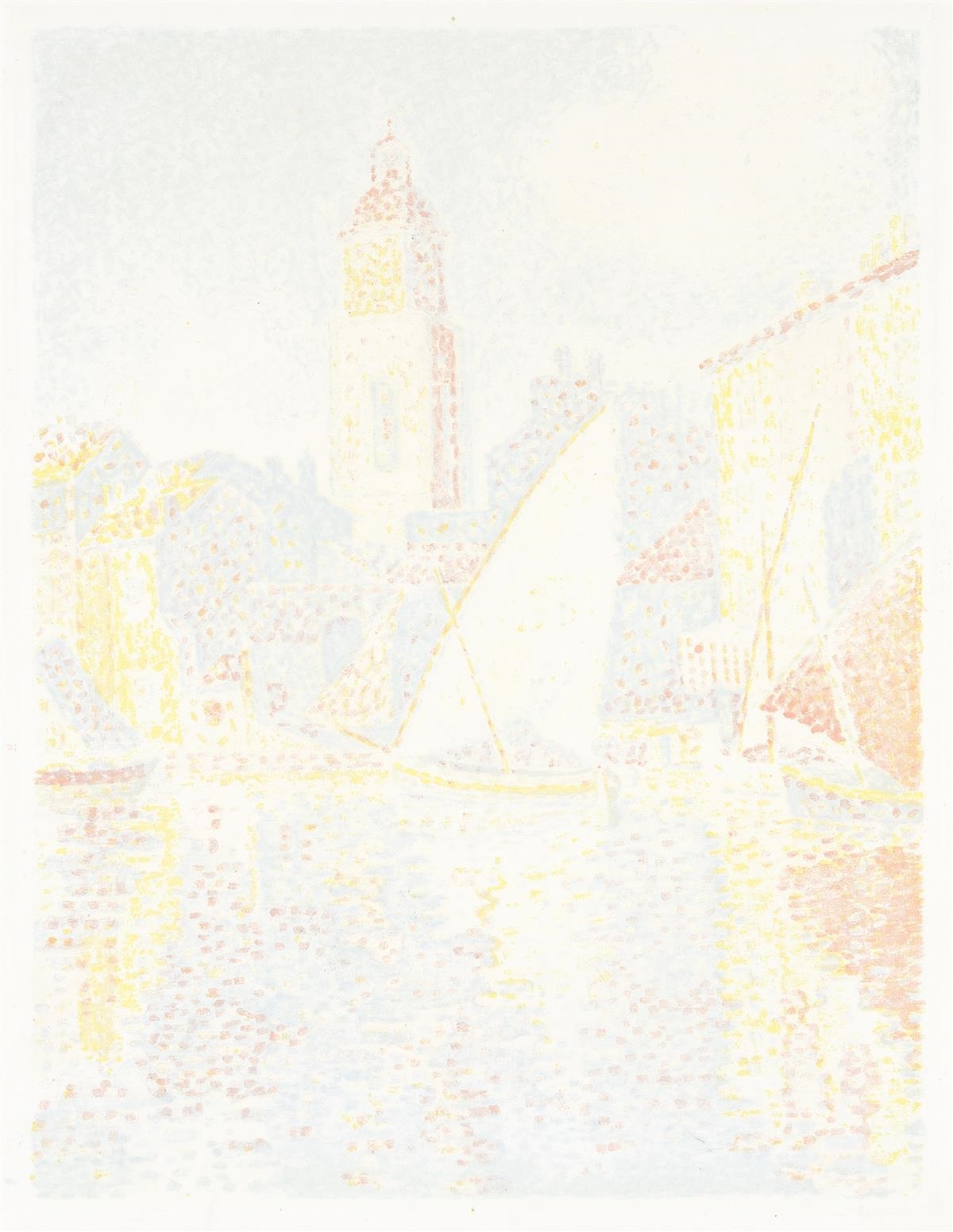 Paul Signac | Saint-Tropez—Le Port. (1894) | MutualArt