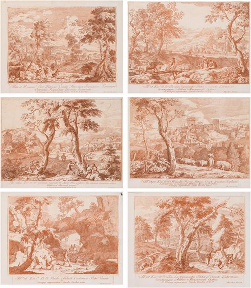 Marco Ricci | Six Landscapes from the Series of 20 Landscapes | MutualArt