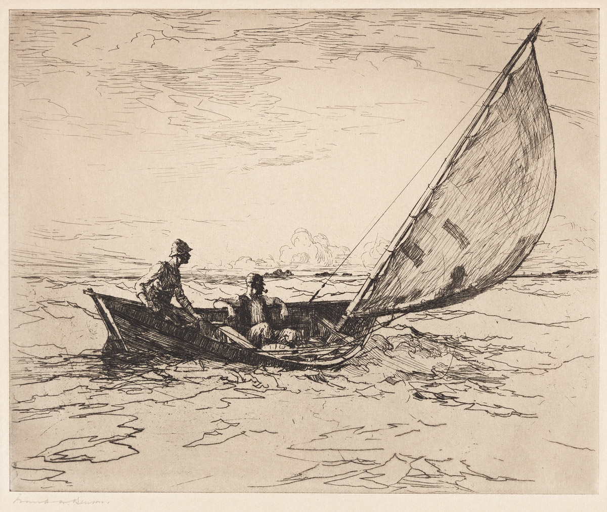 Frank Weston Benson | Bound Home (1918) | MutualArt