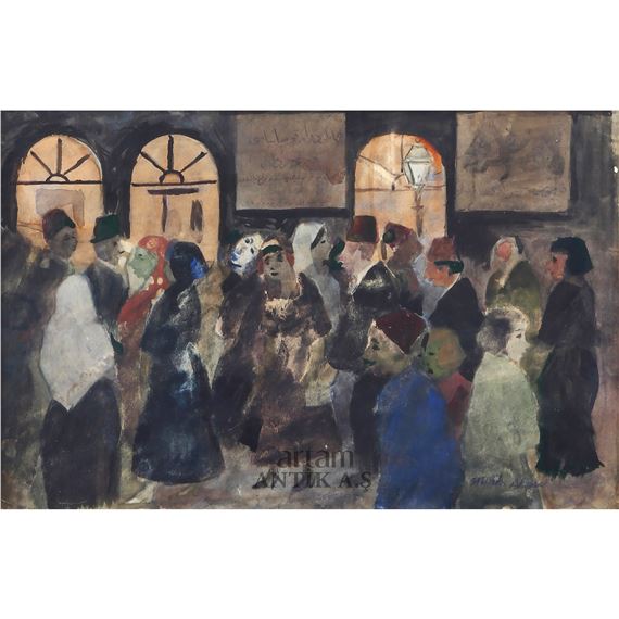 Malik Aksel | Figüratif Kompozisyon | MutualArt