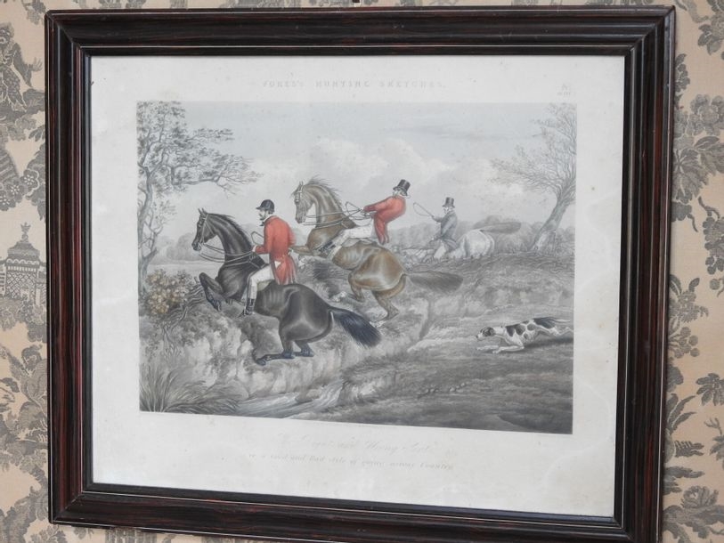 Henry Thomas Alken | Suite of four color lithographs depicting hunting ...