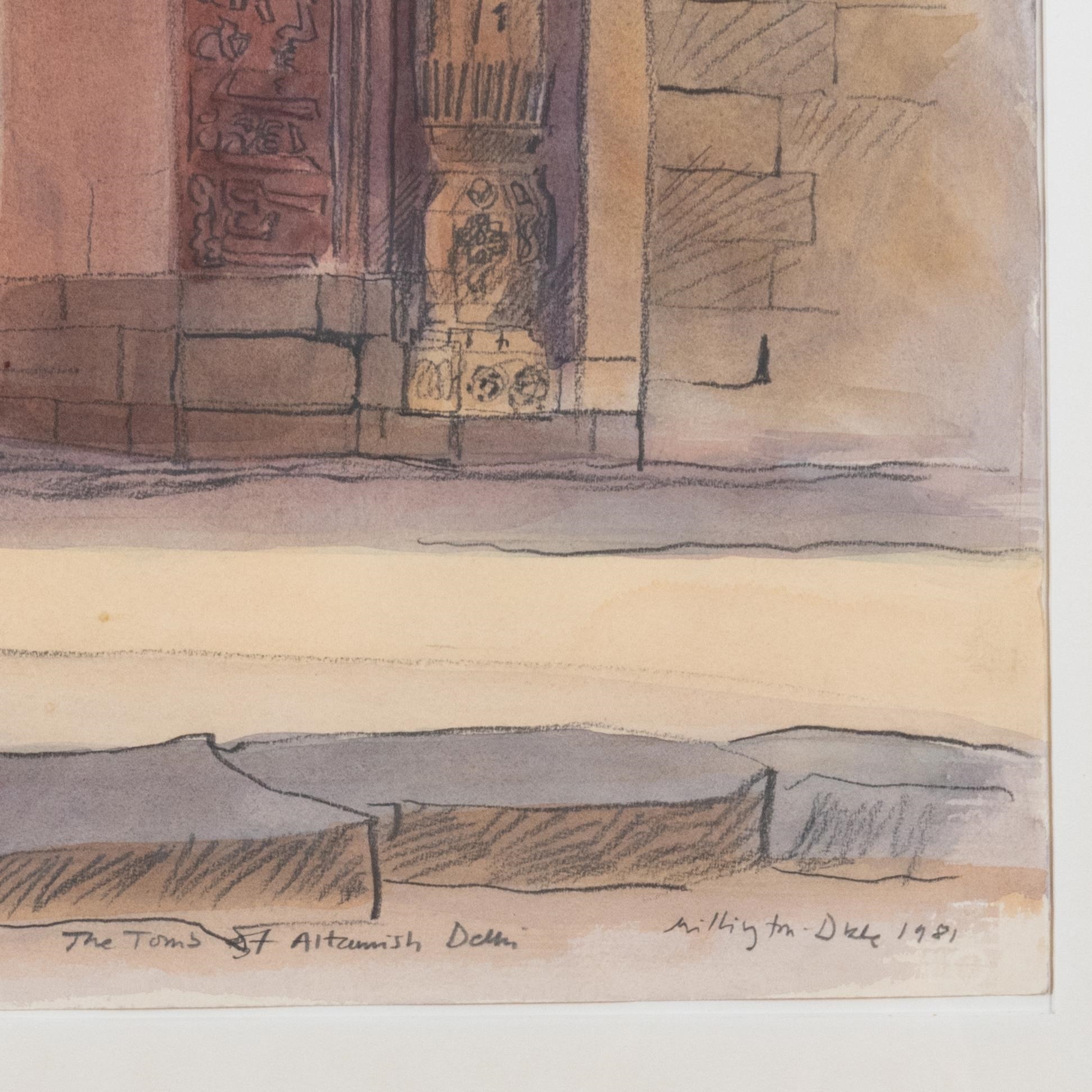 Teddy Millington-Drake | The Courtyard of the Palace of Man Singh ...