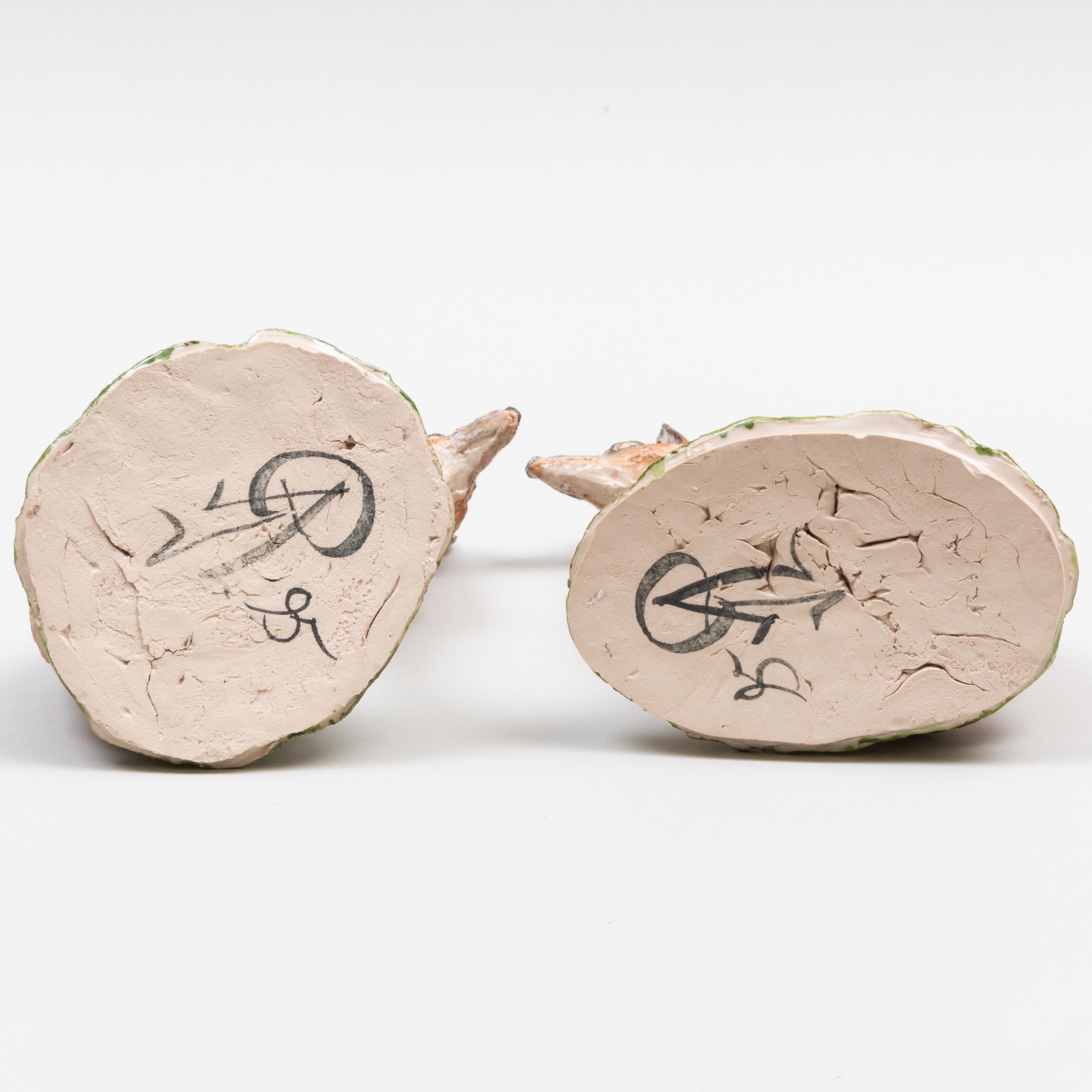 Anne Gordon | Pair of Lady Anne Gordon Porcelain Models of Foxes ...
