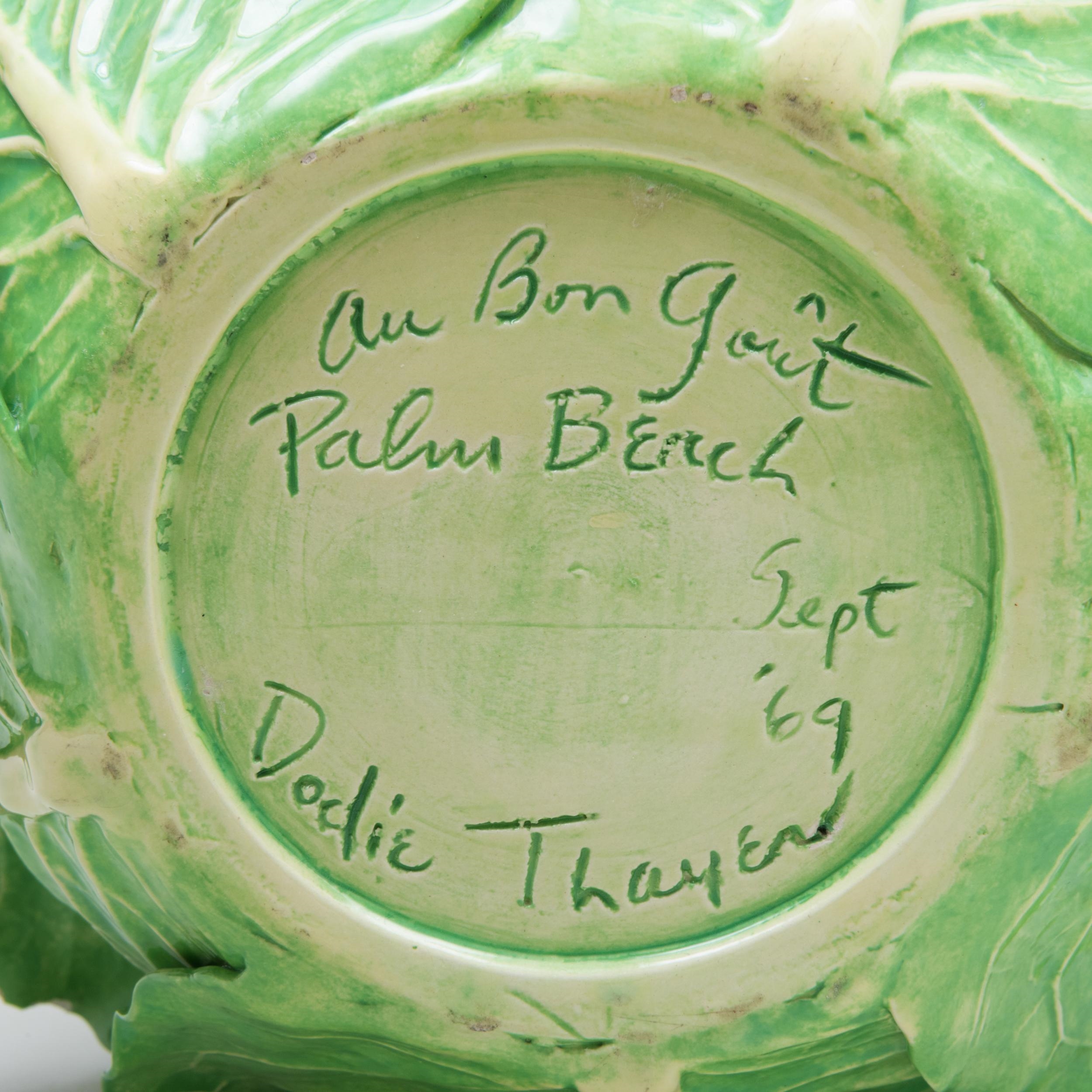 Dodie Thayer | Dodi Thayer Porcelain Cabbage Form Tureen | MutualArt