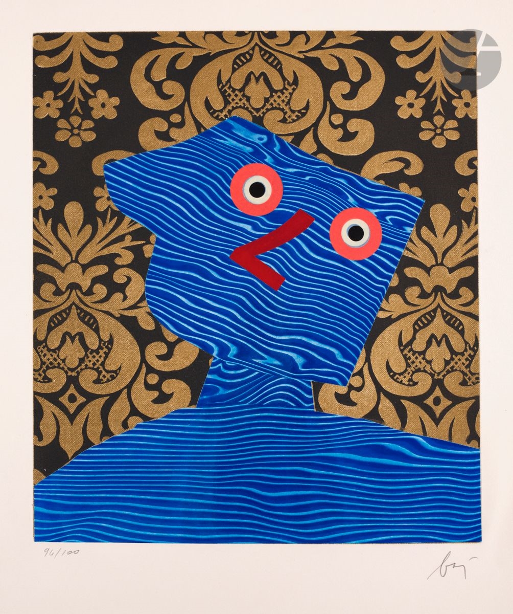 Enrico Baj | The Man in Blue | MutualArt