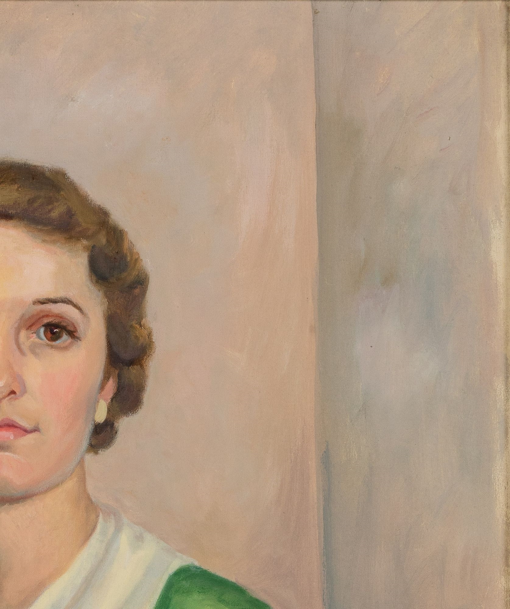 Anne Taylor Nash | Portrait of a Woman in a Green Dress | MutualArt