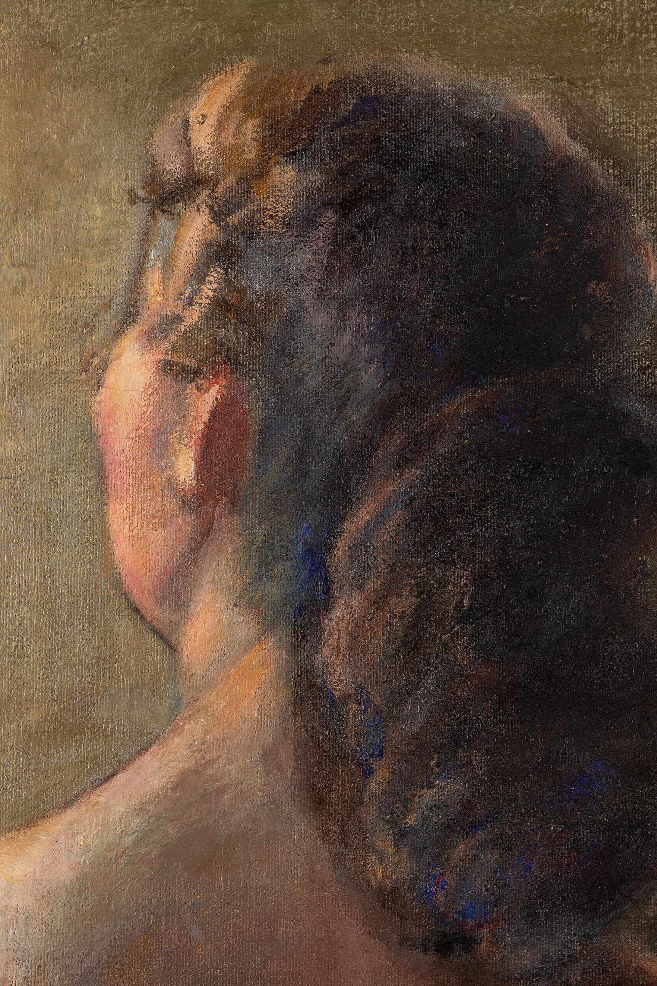 Anne Taylor Nash | Portrait of a Woman Facing Away | MutualArt