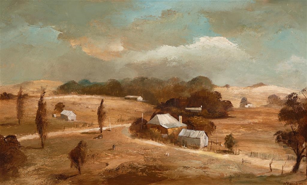 Stewart McKenzie Cullen | Farmstead and Landscape (1975) | MutualArt