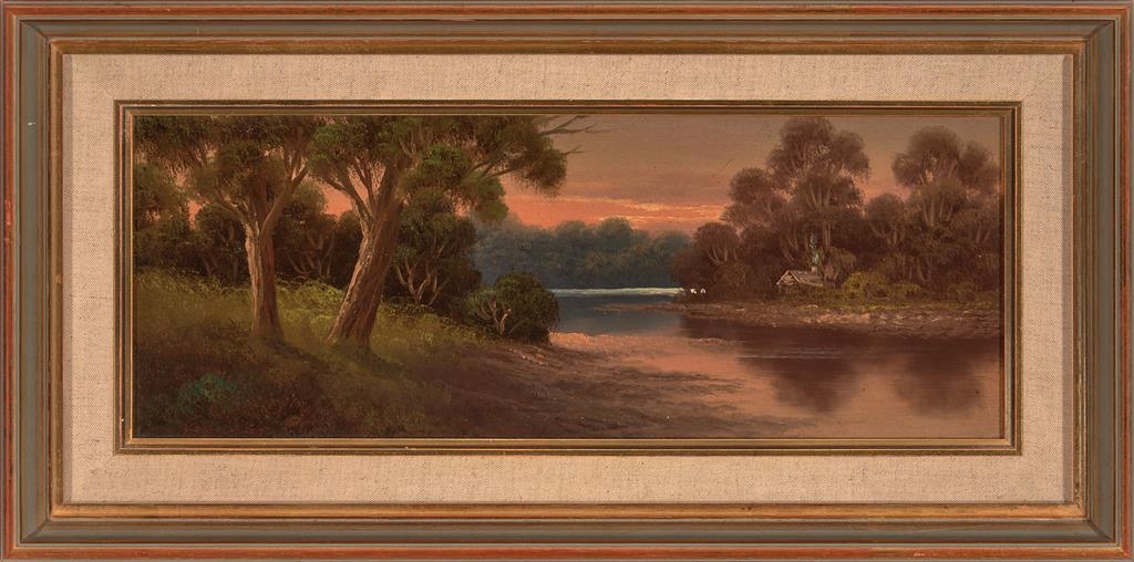 William Lindley | Sunsets on Hawkesbury River | MutualArt