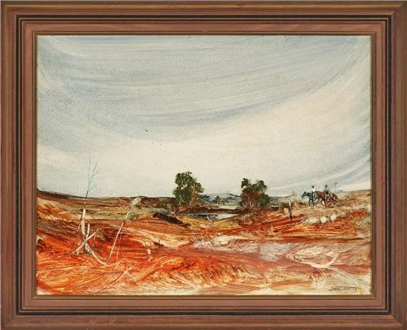 Bruce Malloch | Horseman and Landscape (1972) | MutualArt