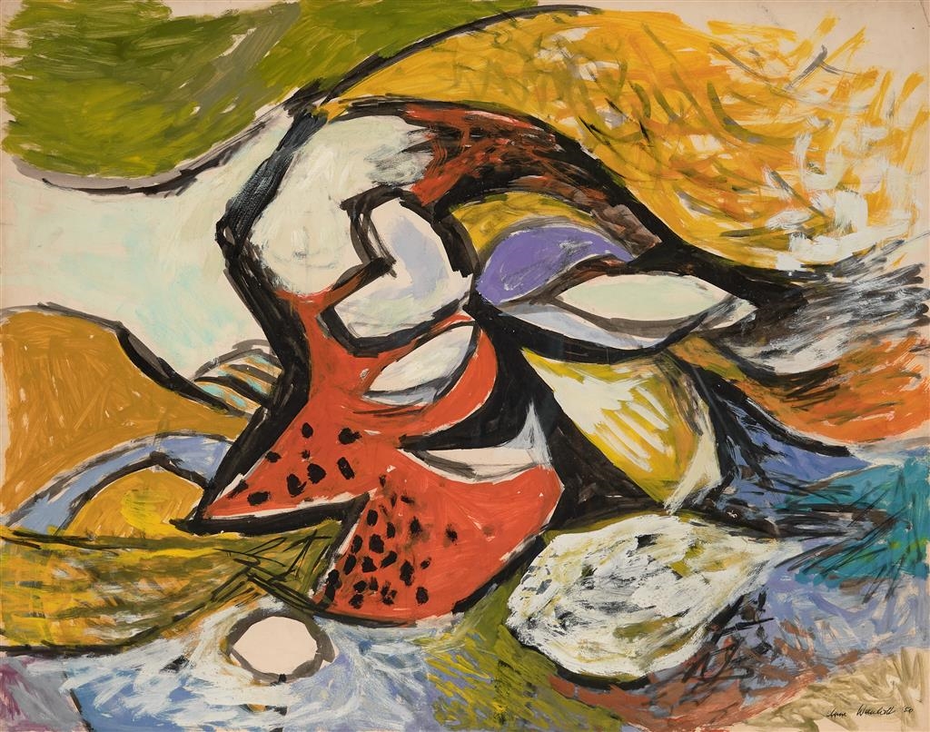 Anne Wienholt | Red Headland (1959) | MutualArt