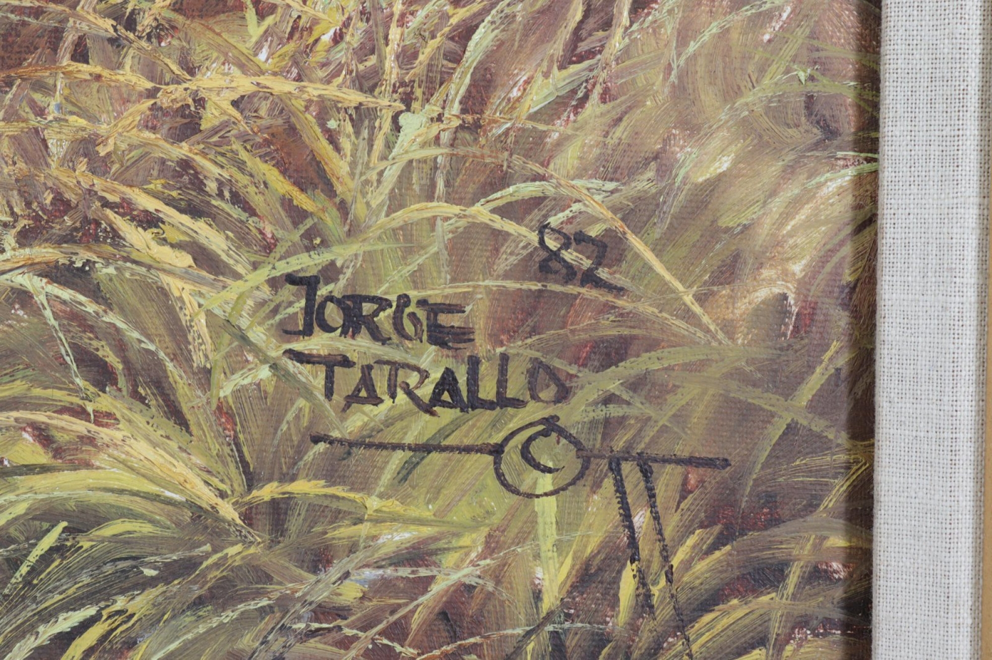 Jorge Tarallo | Jorge Tarallo - Horses Grazing - O/C | MutualArt