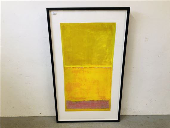 Mark Rothko | Untitled (Yellow, Red and Blue) | MutualArt