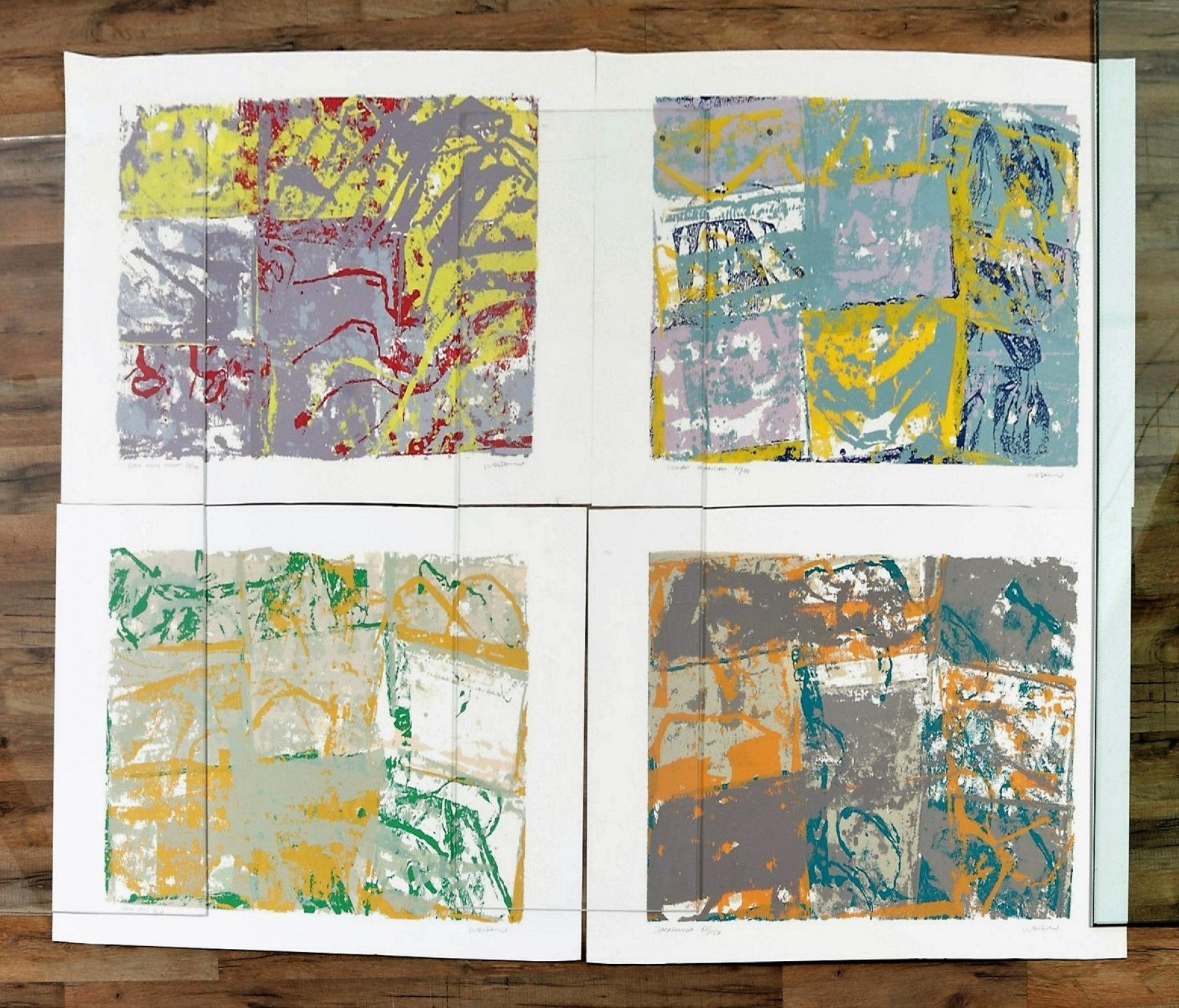 Walter Darby Bannard | Walter Darby Bannard, Color Silkscreens c 1980s ...