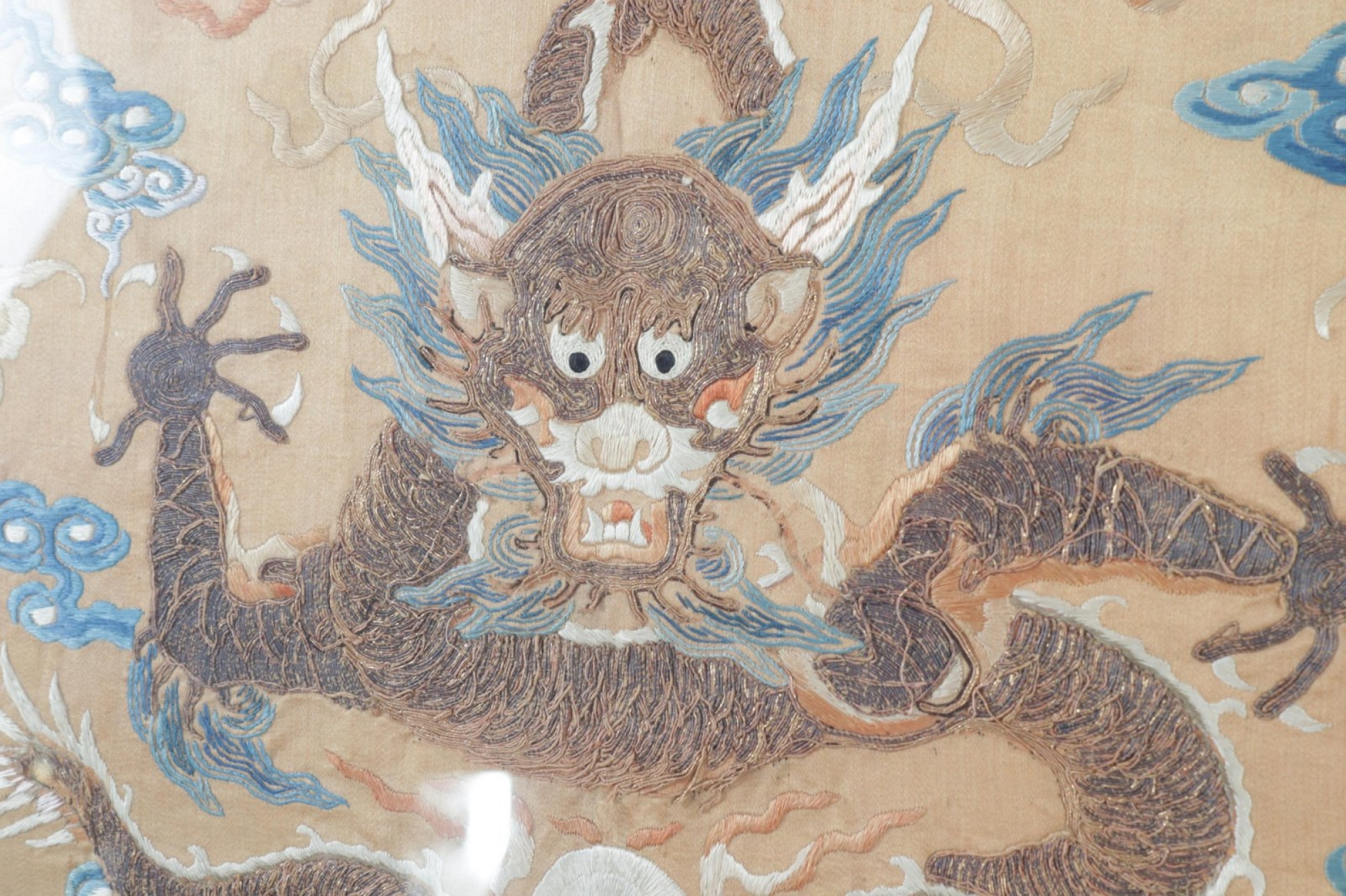 Chinese School | Framed Chinese Kesi Silk Panel | MutualArt