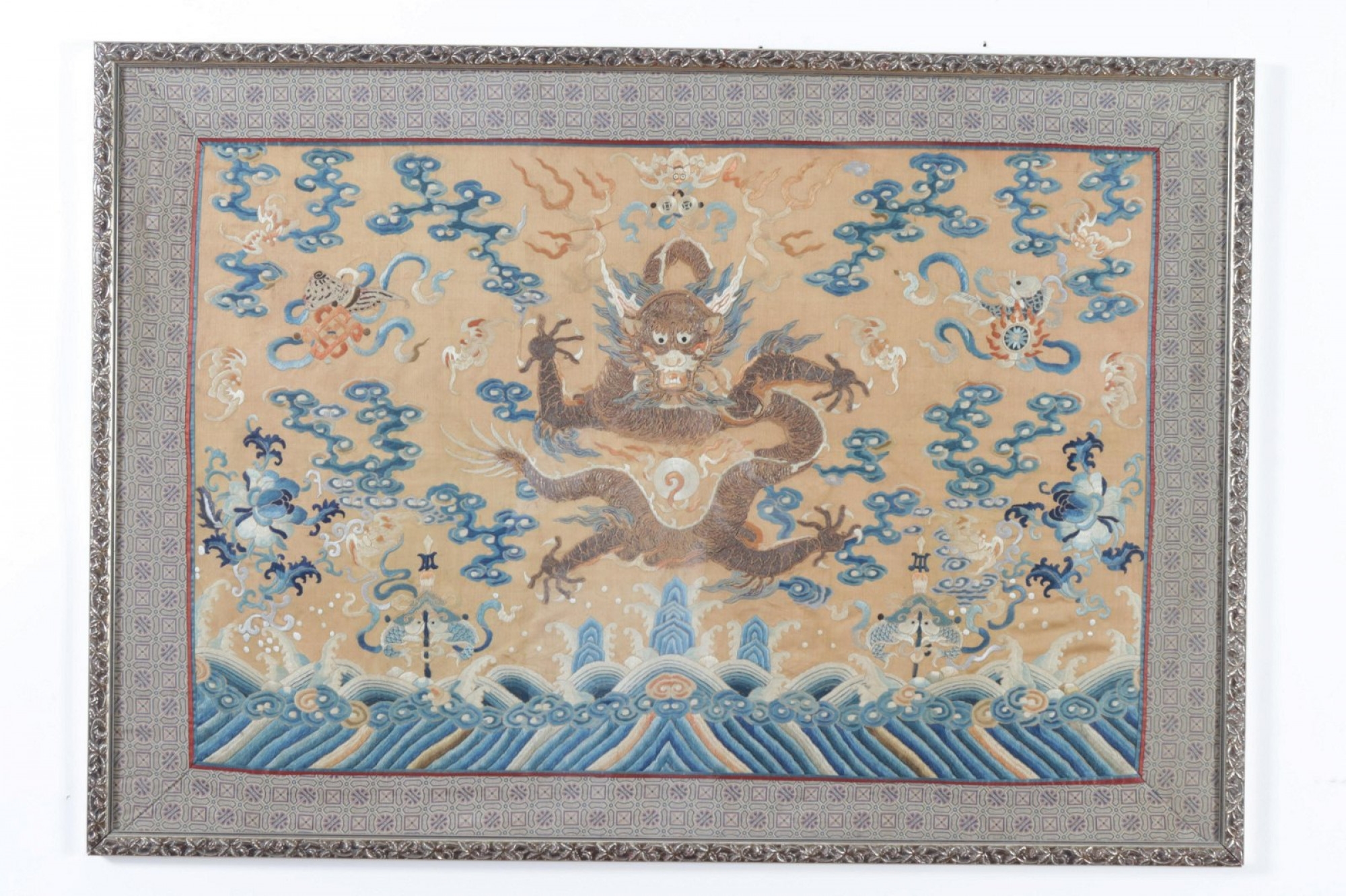Chinese School | Framed Chinese Kesi Silk Panel | MutualArt