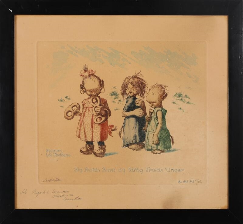 Louis Moe | Hjemme hos Troldene I og III (1934) | MutualArt