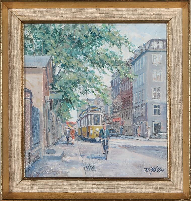 Kaj Molter | Two street views from Copenhagen | MutualArt