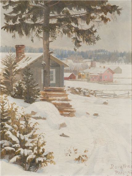 Dora Wahlroos | Winter view from Parainen | MutualArt