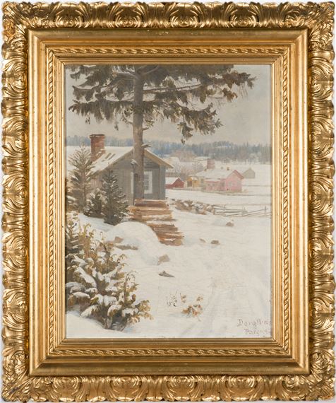 Dora Wahlroos | Winter view from Parainen | MutualArt