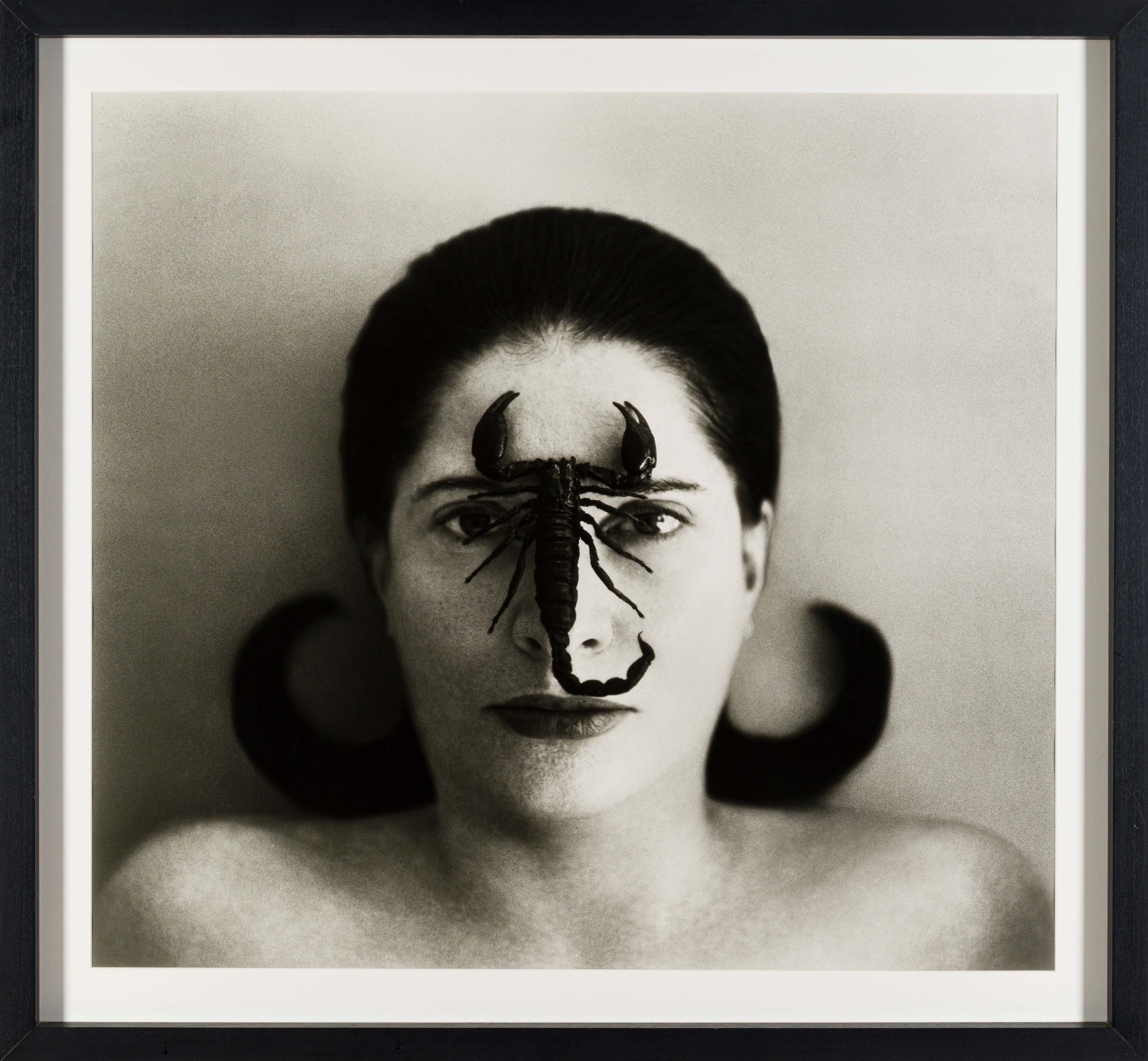 Marina Abramović | Portrait with Scorpion Open Eyes | MutualArt