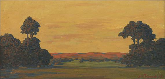 Jacob Hendrik Pierneef | Landscape with Trees | MutualArt