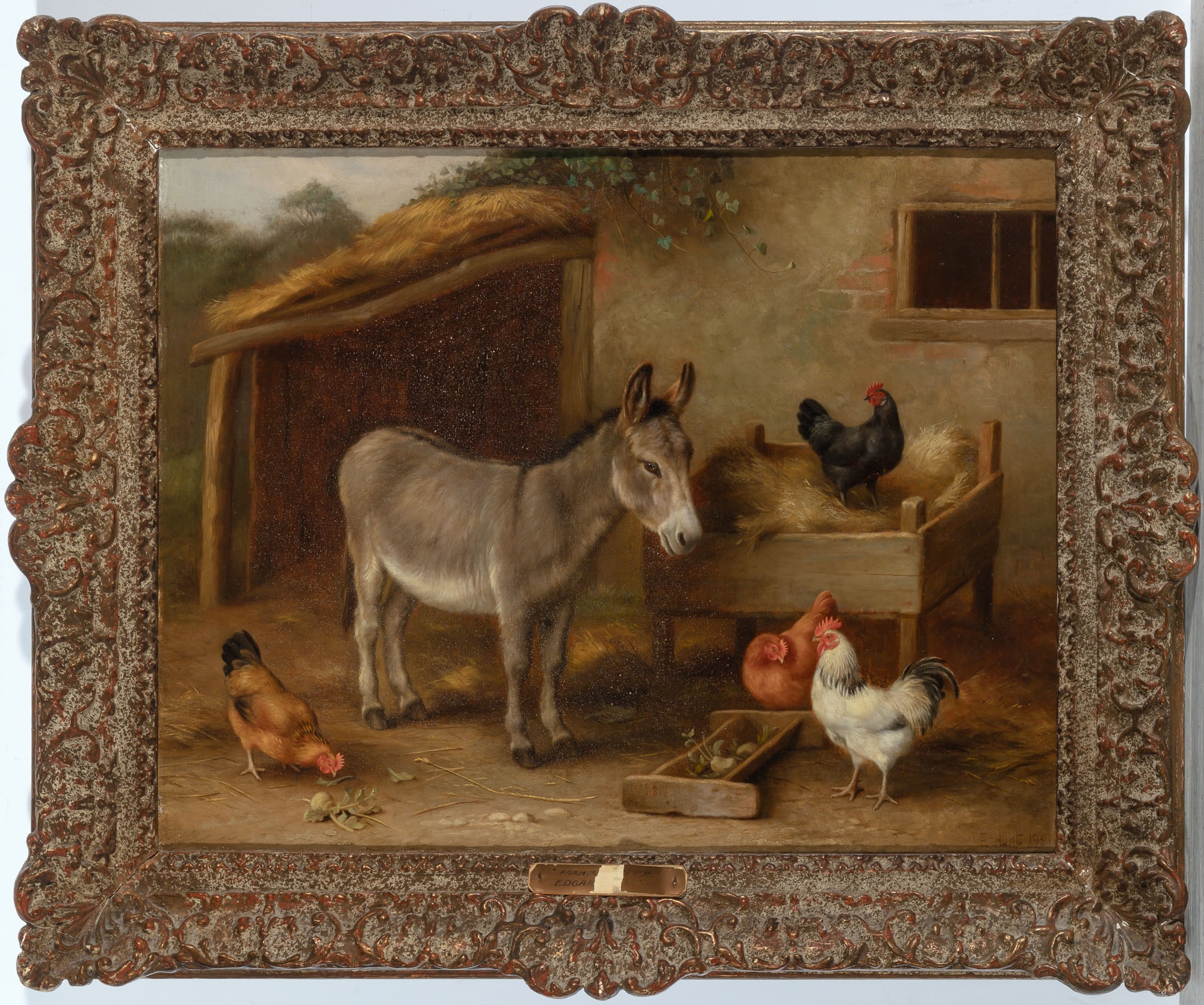 Edgar Hunt | Farmyard Friends (1921) | MutualArt