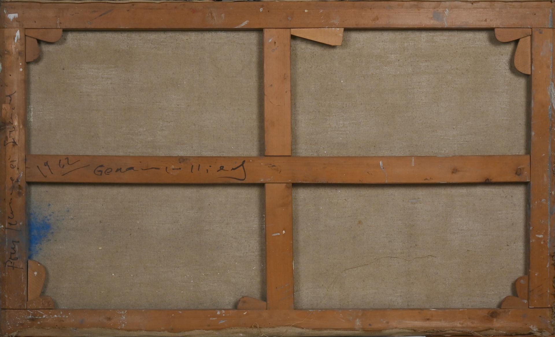 Angel Alonso | ALONSO (1923-1994) Composition Huile sur toile Au dos ...