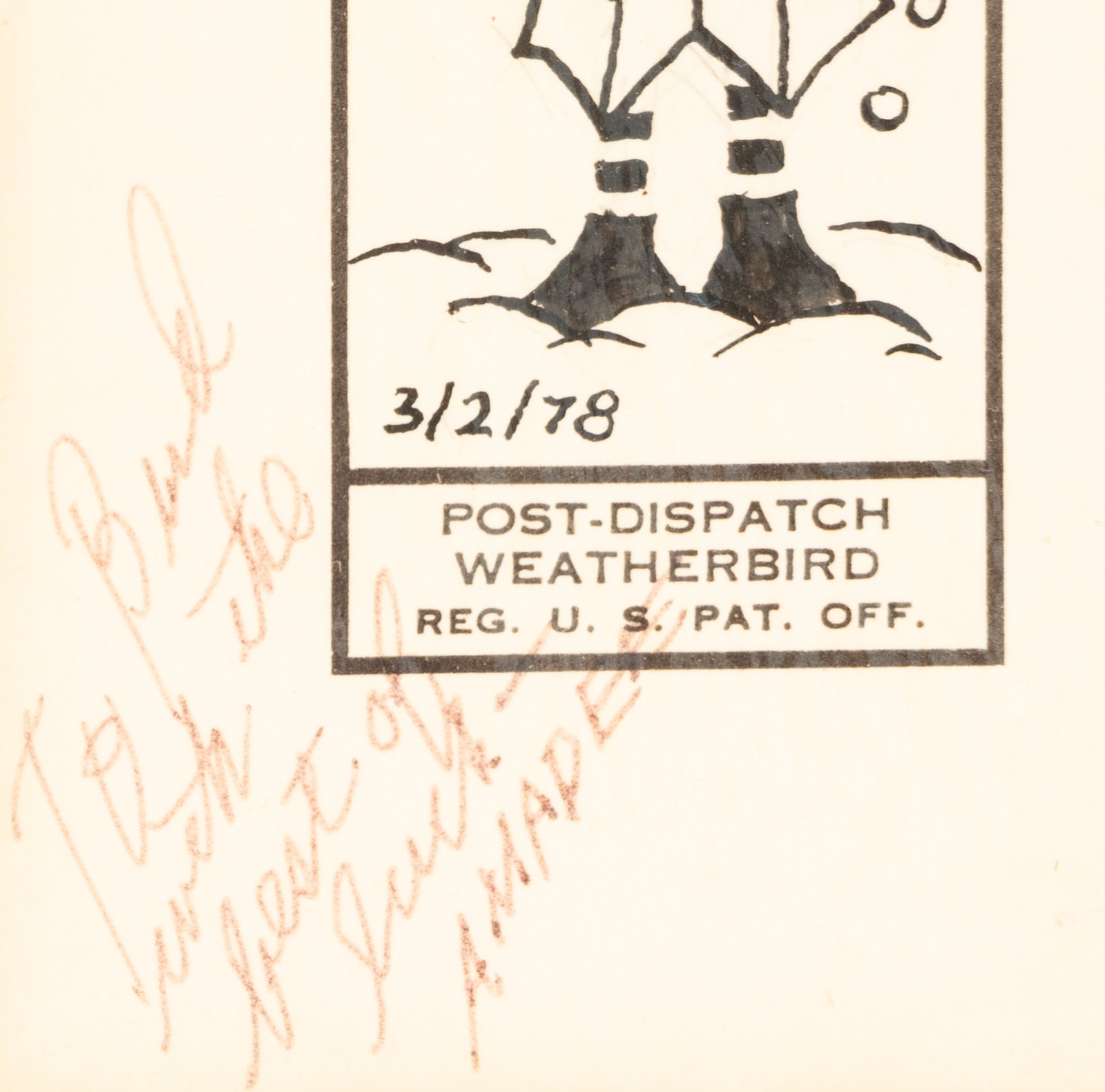 Amadee Wohlschlaeger | Original St. Louis Post-Dispatch Weatherbird ...