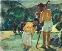 Albert Raty | Le baptême du Christ | MutualArt
