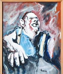 Robert Alonzi | L’accordéoniste | MutualArt