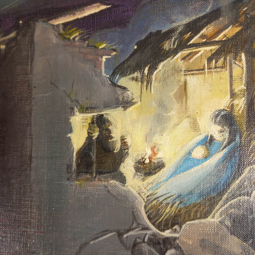 Luis Stefan Stecher | Scène de la Nativité (1970) | MutualArt